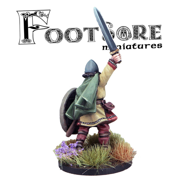 Late Saxon Fyrd Commander – Footsore Miniatures & Games Limited