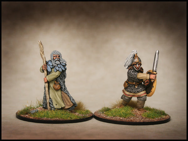 Lancelot and Merlin – Footsore Miniatures & Games Limited